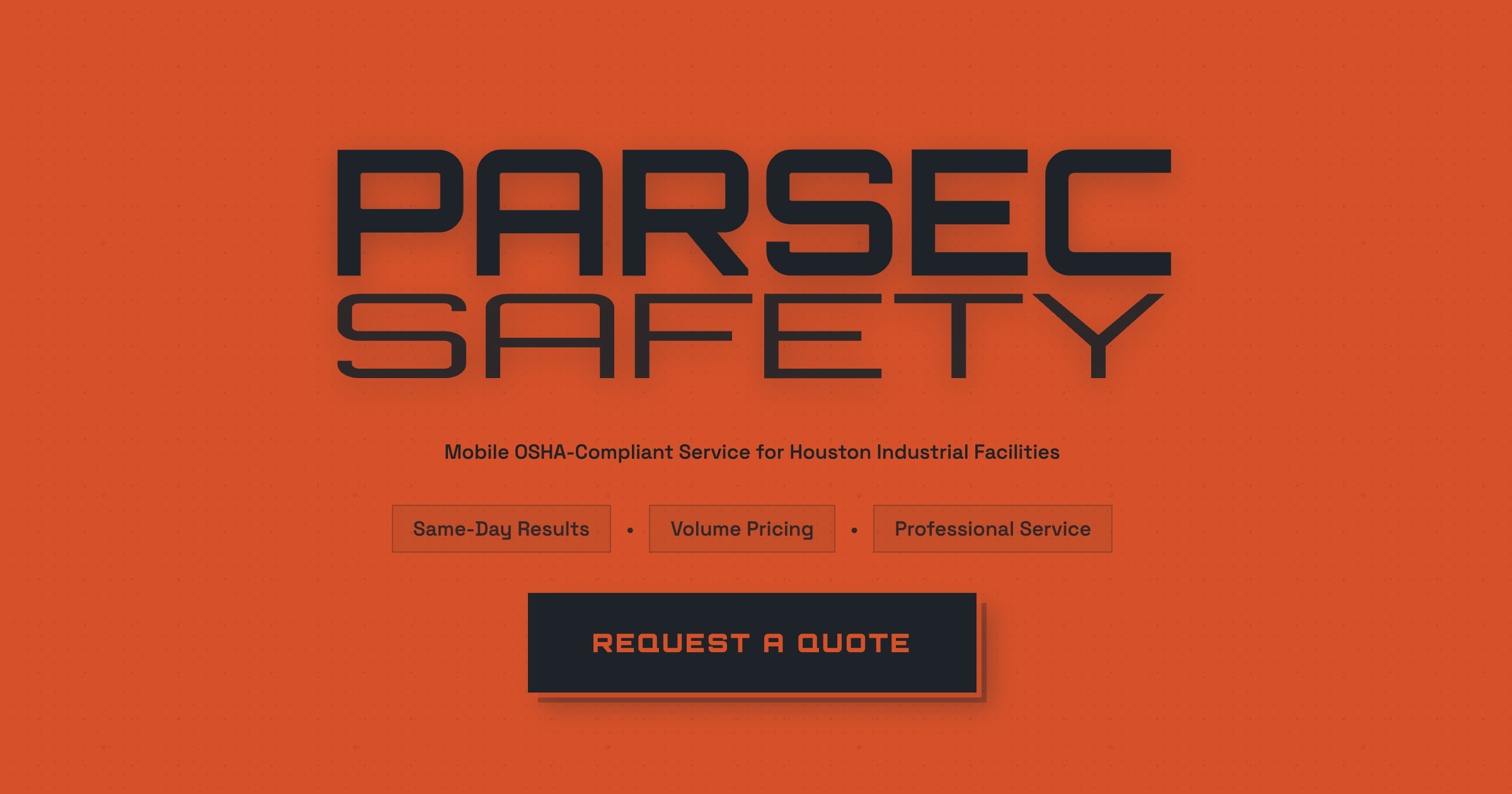 PARSEC: SAFETY SERVICES